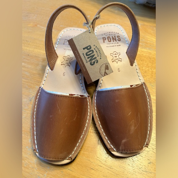 Pons Quintana | Shoes | Nwt Pons Avarcas Tan Size 6 Leather Boho ...